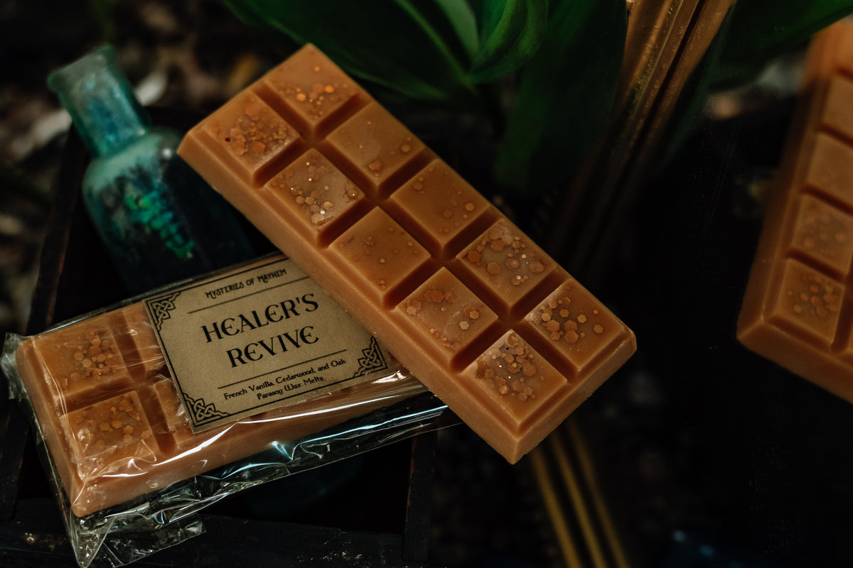 Healer’s Revive Wax Snap Bar - French Vanilla, Cedar Wood, and Oak ...
